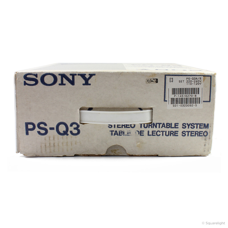 Sony PS-Q3 Turntable – Future Forms
